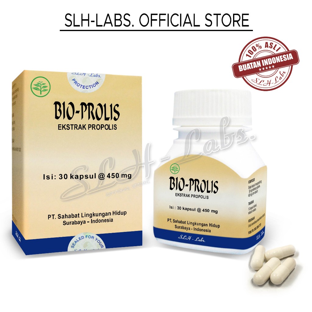 Jual BIO PROLIS Obat Herbal Ekstrak Propolis – ANTI OKSIDAN & ANTI ...