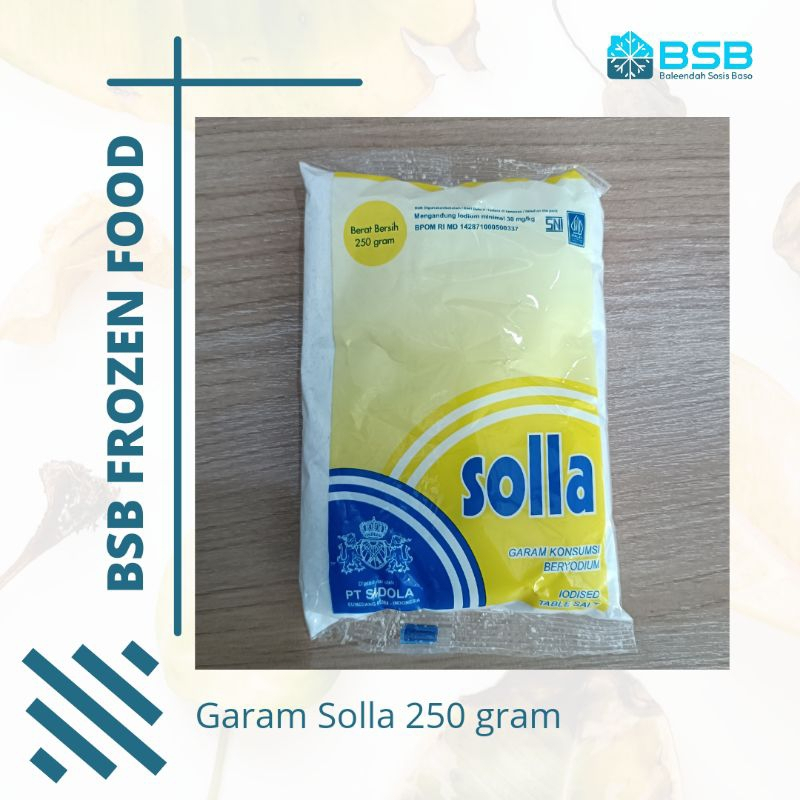 Jual Garam Solla Kemasan Reguler 250 gram | Shopee Indonesia