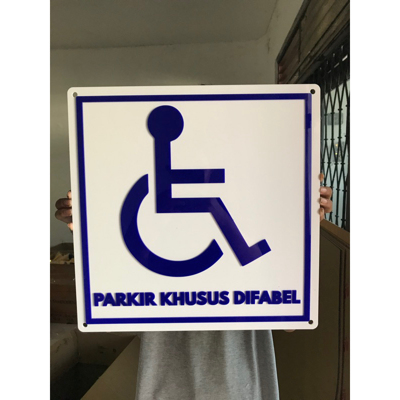 Jual Papan Difabel Papan Parkir Difabel Tanda Parkir Difabel | Shopee ...