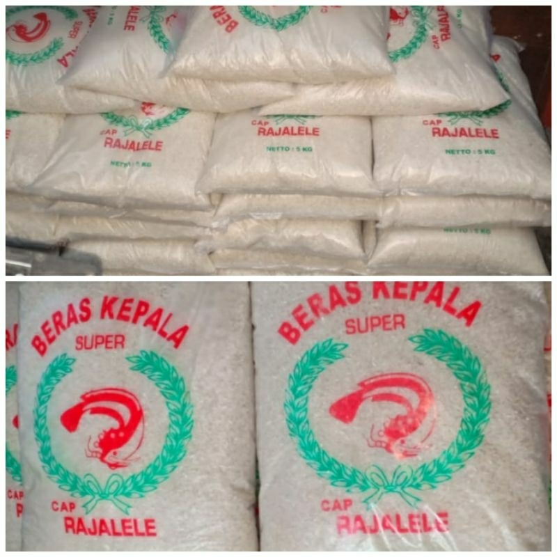 Jual BERAS KEPALA MERK RAJA LELE 5KG | Shopee Indonesia
