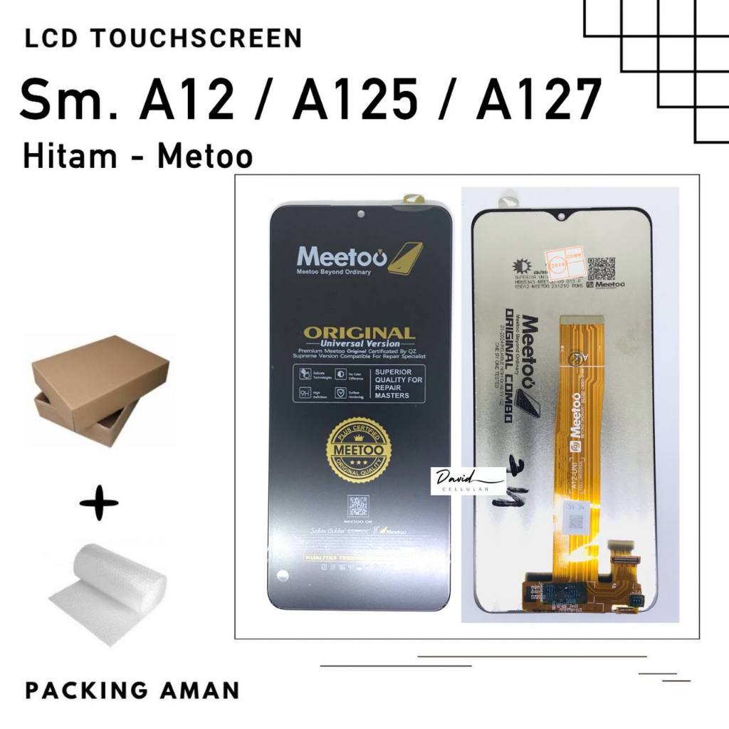 Jual LCD TOUCHSCREEN SAMSUNG A12 A125 A125F A127 A127F FULLSET | Shopee ...