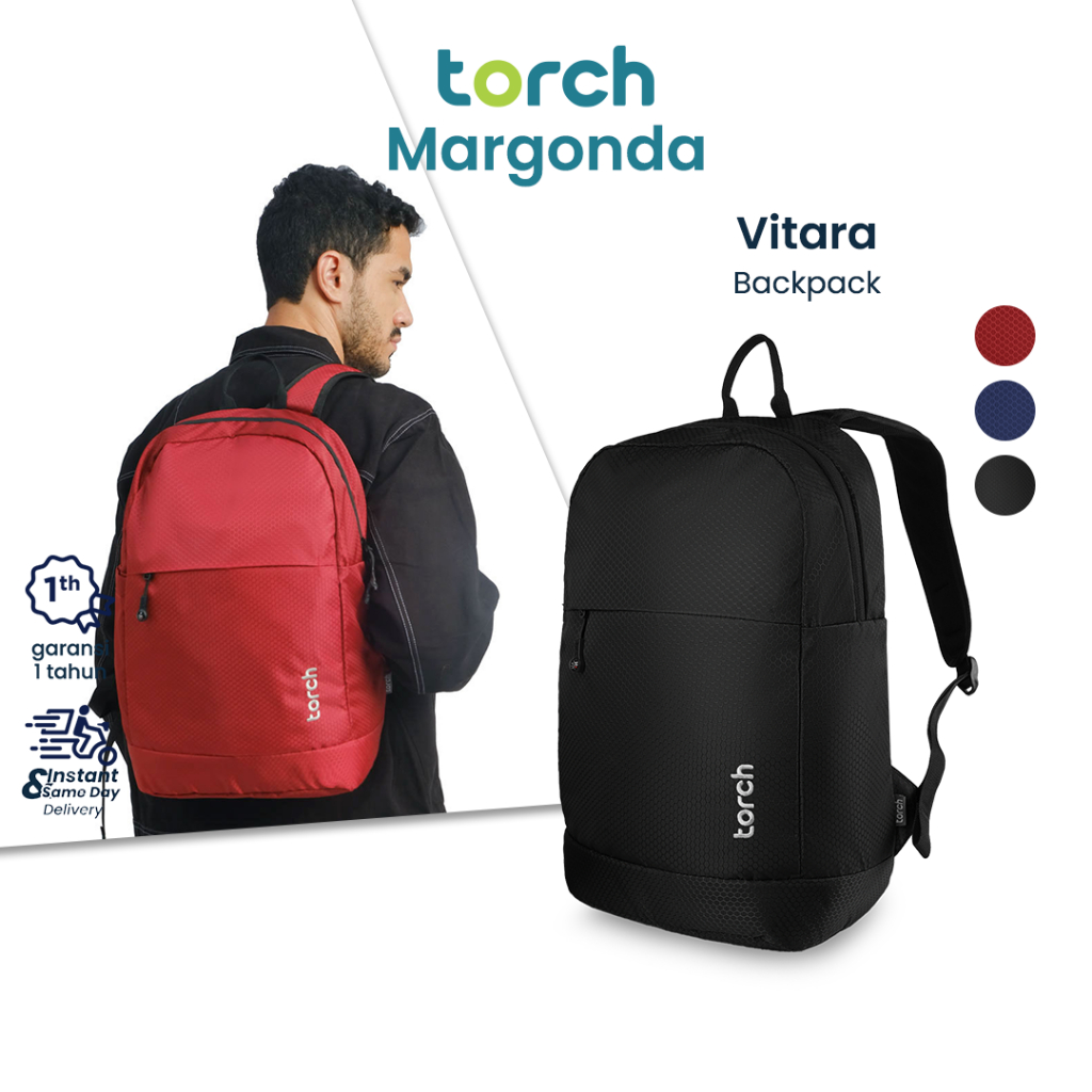 Jual TORCH Vitara Tas Ransel Laptop 15 Inch Backpack Daypack Simple ...