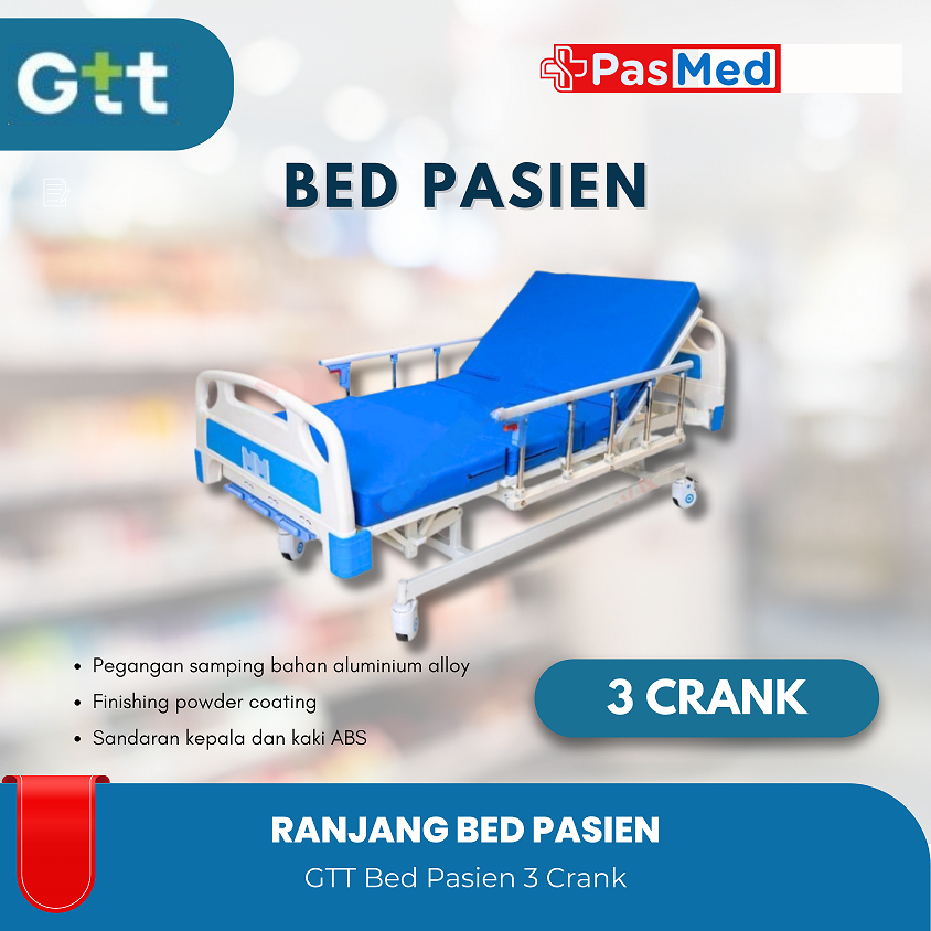 Jual Bed Pasien 3 Crank|GTT | Lunalife | | Shopee Indonesia