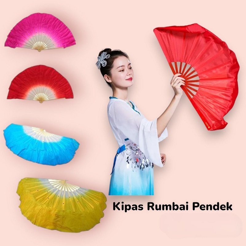 Jual Kipas Nari Sutra Bambu Aksesoris Tari Penari Tarian Pesta ...