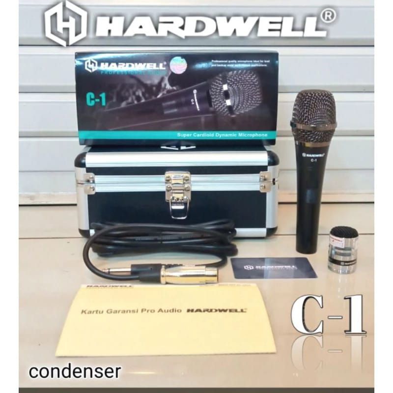 Jual mic condenser cable/kabel hardwell C-1 C 1 C1 original garansi ...