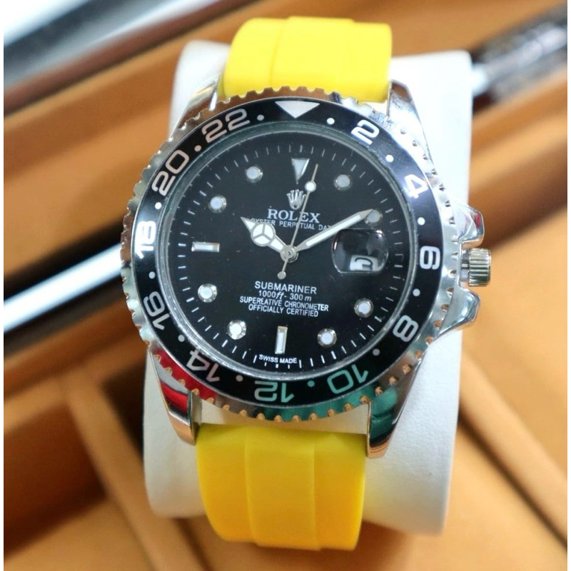 Jual Jam Tangan Pria Rolex Master Casing Silver Tangal Aktif Tali ...