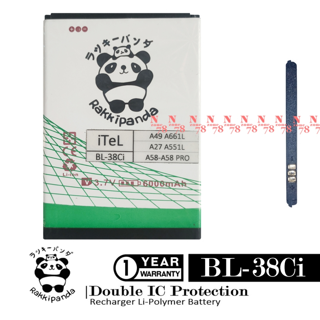 Jual Baterai Itel A27 A551L A49 A661L A58 A58 Pro BL38Ci BL-38Ci Double ...