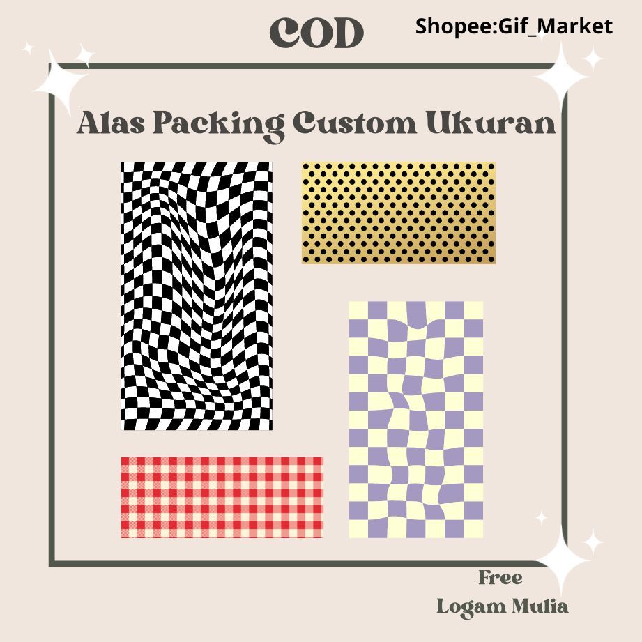 Jual Alas Packing | Custom Ukuran | Custom | Shopee Indonesia