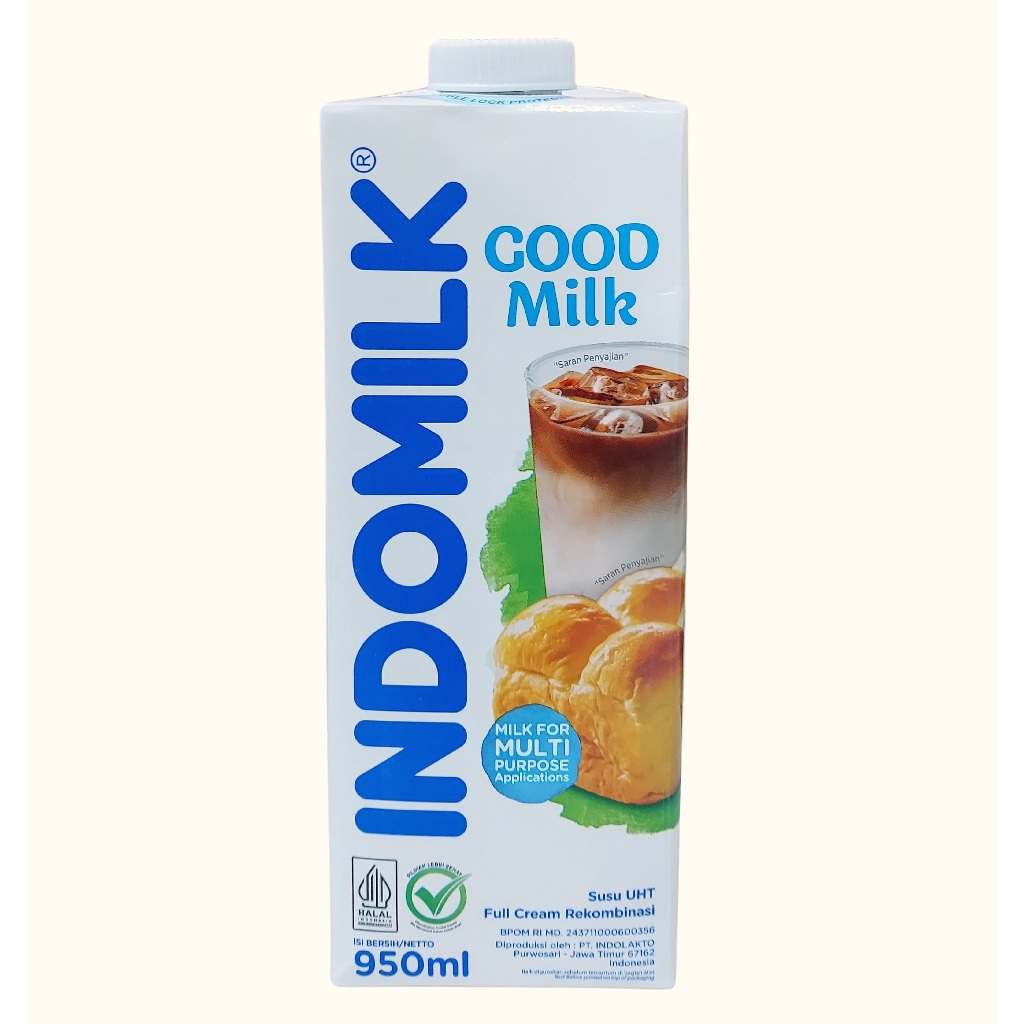 Jual Susu UHT Indomilk Full Cream 950ml / 1L | Shopee Indonesia