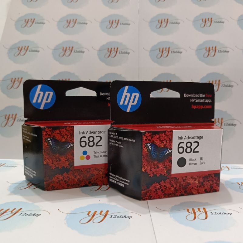 Jual CARTRIDGE HP 682 COLOR ORIGINAL | Shopee Indonesia