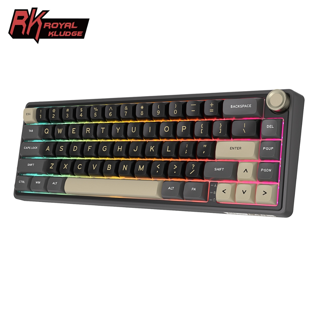 Jual Royal Kludge RK R65 Black 66 key Wired Gaming Keyboard | Shopee Indonesia