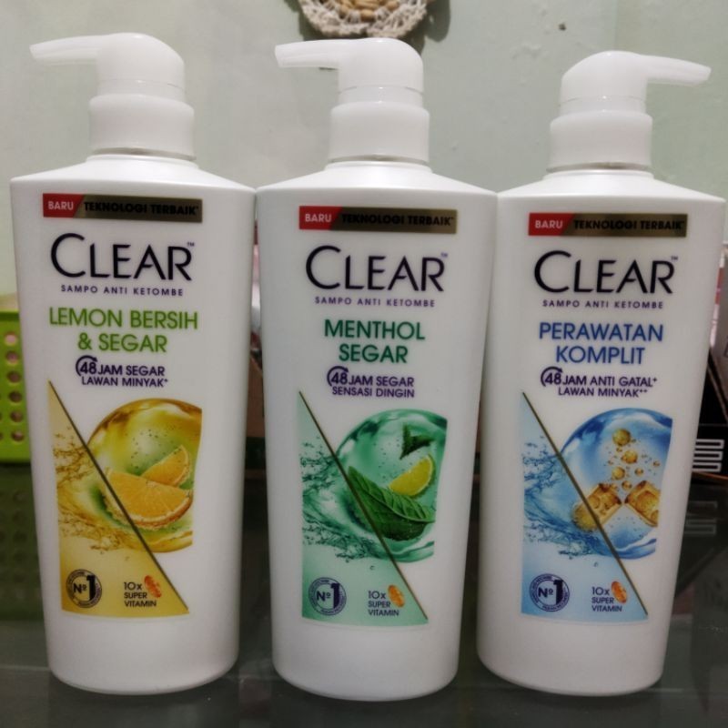 Jual CLEAR Shampoo 400ml / 430ml | Shopee Indonesia