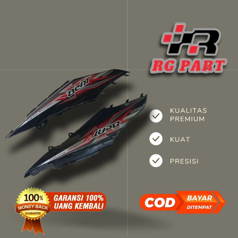 Jual Body belakang Beat fi hitam Plus striping | Shopee Indonesia