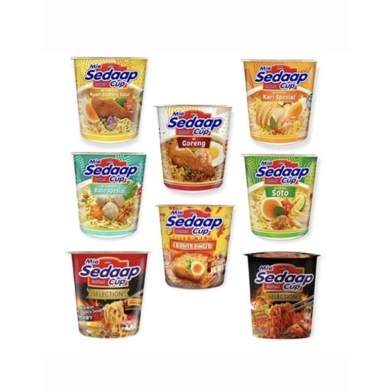 Jual Mie Sedaap Cup Varian Kuah | Shopee Indonesia