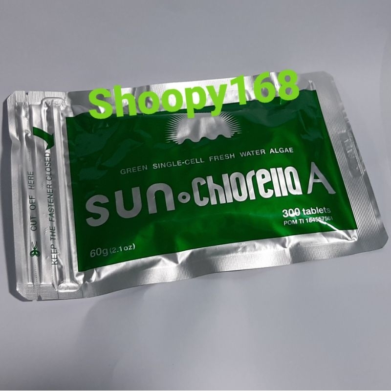 Jual CNI Sun Chlorella A import Jepang sachet isi 300 tablet Original ...