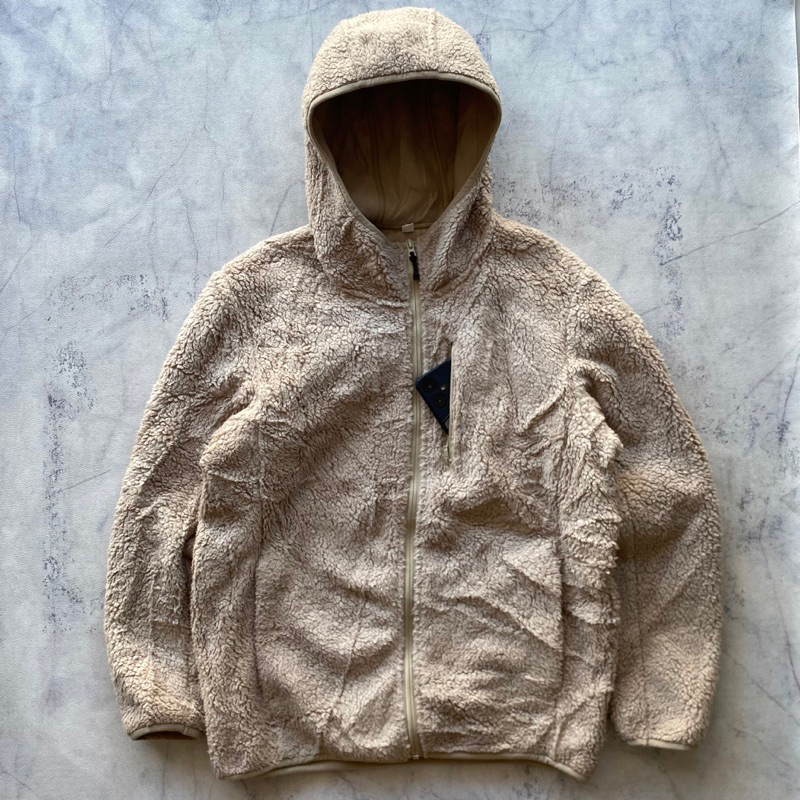 Jual Sherpa Hooded Uniqlo (cream) | Shopee Indonesia