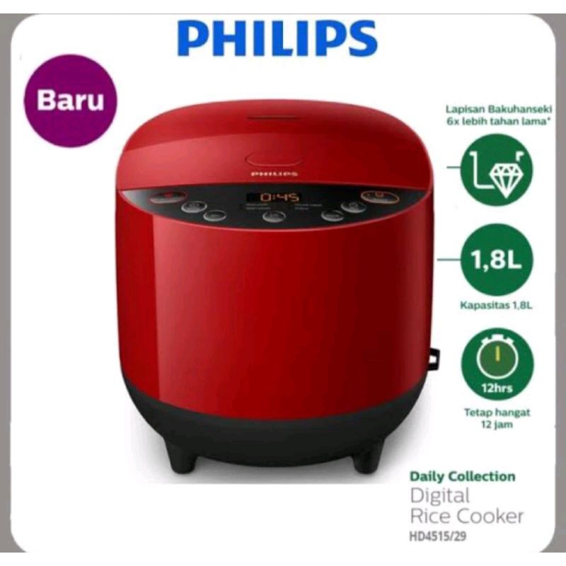 Jual Philips Magic Com Digital Series 3000 HD 4515 - Rice Cooker ...