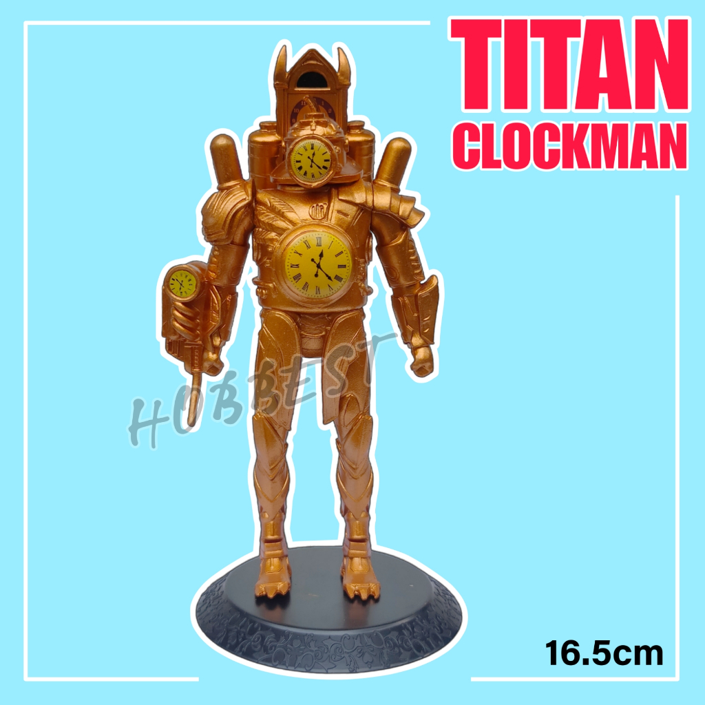 Jual Action Figure TITAN CLOCKMAN - Miniatur Pajangan Mainan Topper Kue ...