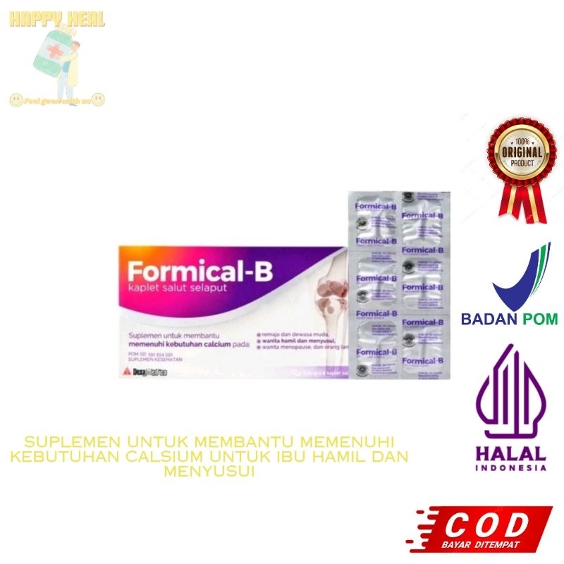 Jual FORMICAL B 1 STRIP ISI 6 KAPLET | Shopee Indonesia