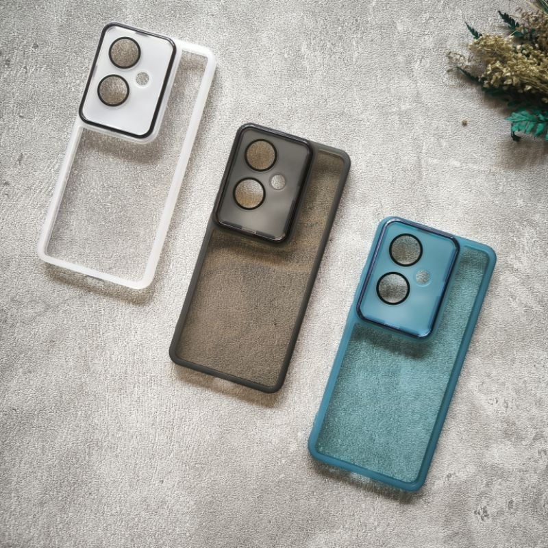 Jual Softcase Oppo Reno 11F 5G Case Dual Tone Candy Color Premium Ring Bump Casing Camera ...