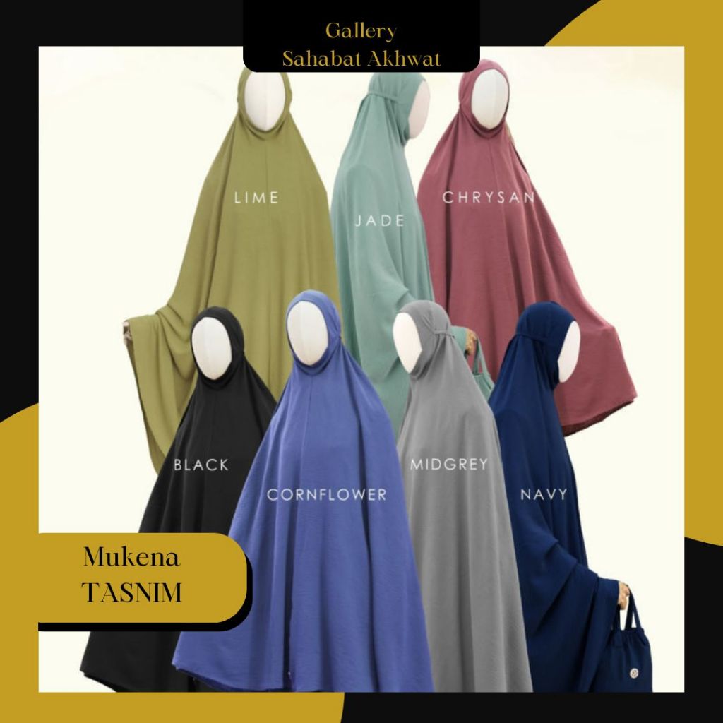 Jual TASNIM Mukena by ALHAURA klambieakhwat | bahan crinkle airflow ...