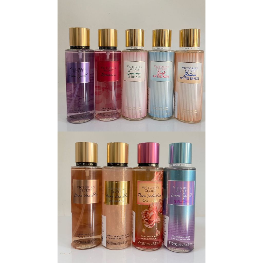 Jual Victoria's Secret VS SHIMMER Body Mist 250 ml bare vanilla shimmer | Shopee Indonesia