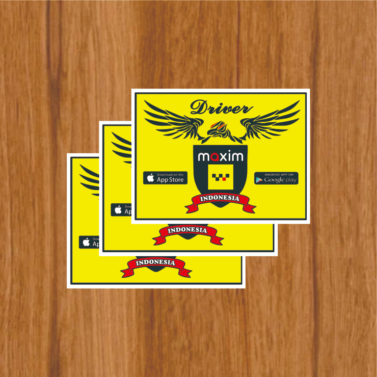 Jual Stiker MAXIM | Shopee Indonesia