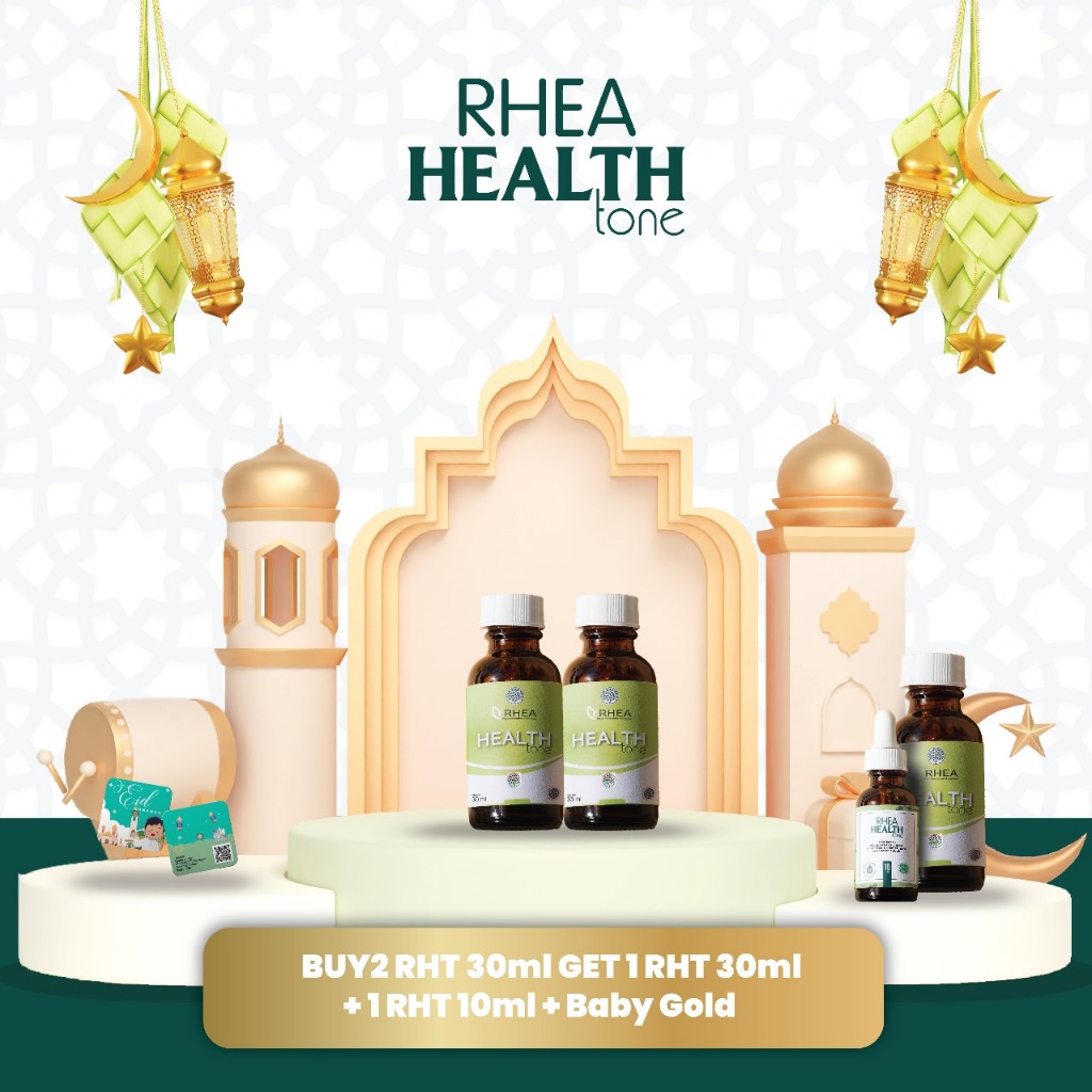 Jual Bundle 2 Rhea Health Tone 30 ml + FREE 1 RHT 30 ml & 1 RHT 10 ml ...