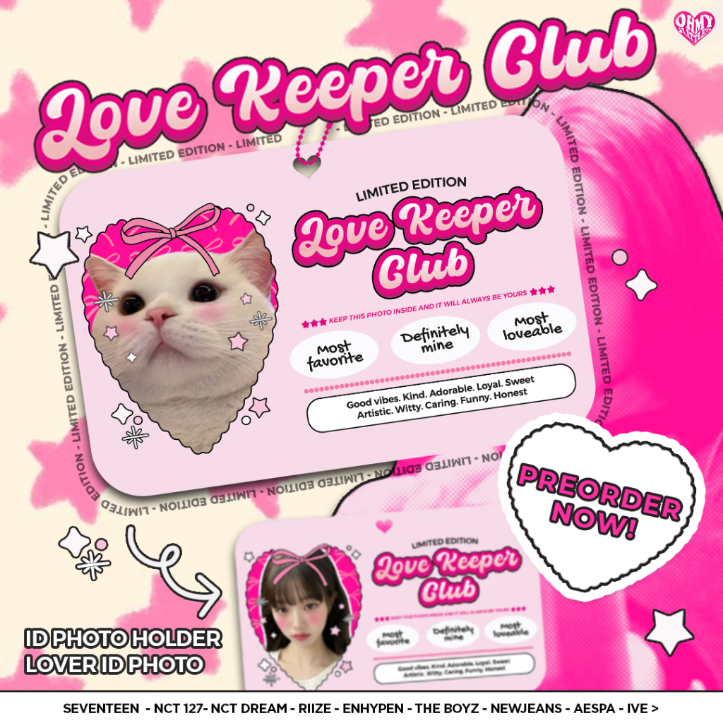 Jual Love Keeper Club ID PHOTO HOLDER | Shopee Indonesia