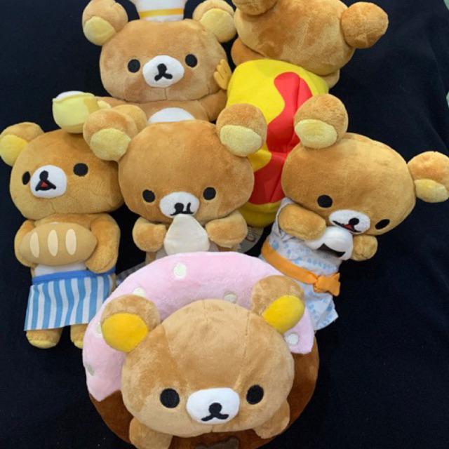Jual SAN-X RILAKKUMA Food/Eating Themed Series Plushie - 15-21cm ...
