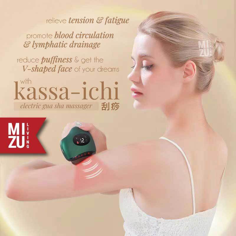 Jual MIZU KASSA-ICHI Electric Gua Sha Massager Alat Kerokan Badan dan ...