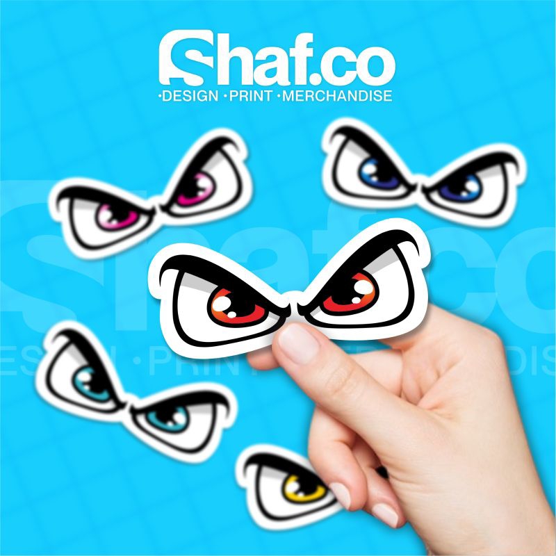Jual STICKER MATA TERBARU UNTUK VISOR , HELM, HP, LAPTOP, DLL VIRAL ...