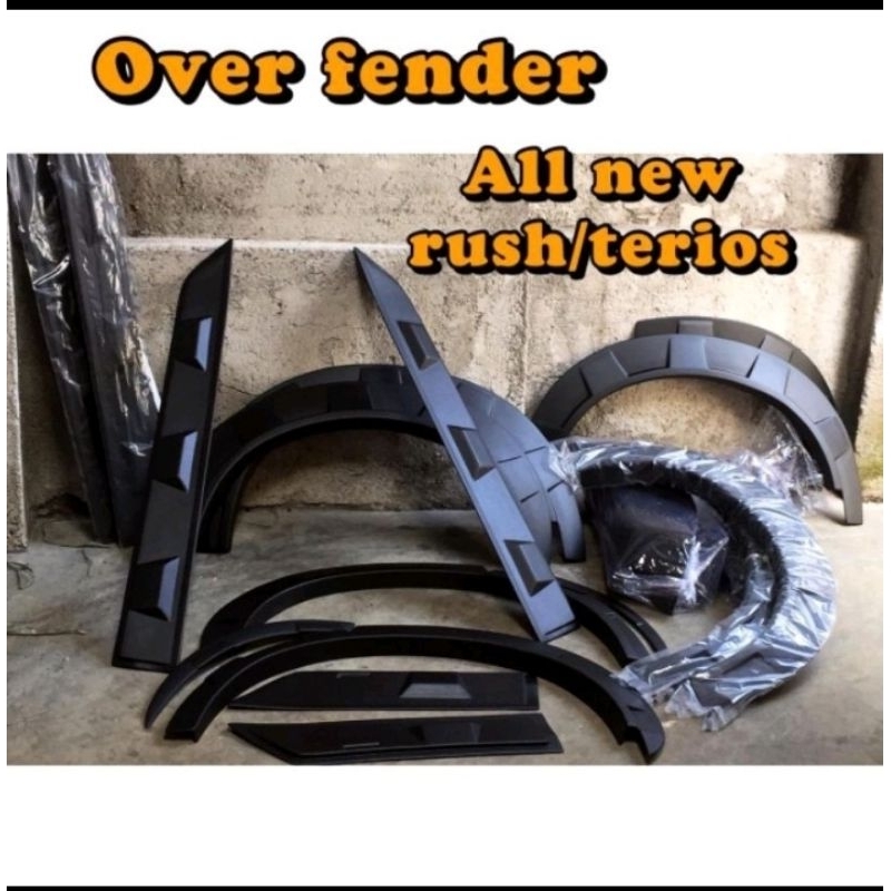 Jual OVER FENDER ALL NEW RUSH TERIOS OVER FENDER LIST BODY RUSH TERIOS ...