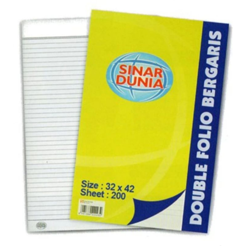 Jual KERTAS DOUBLE FOLIO UKURAN F4/LEGAL SIDU | Shopee Indonesia