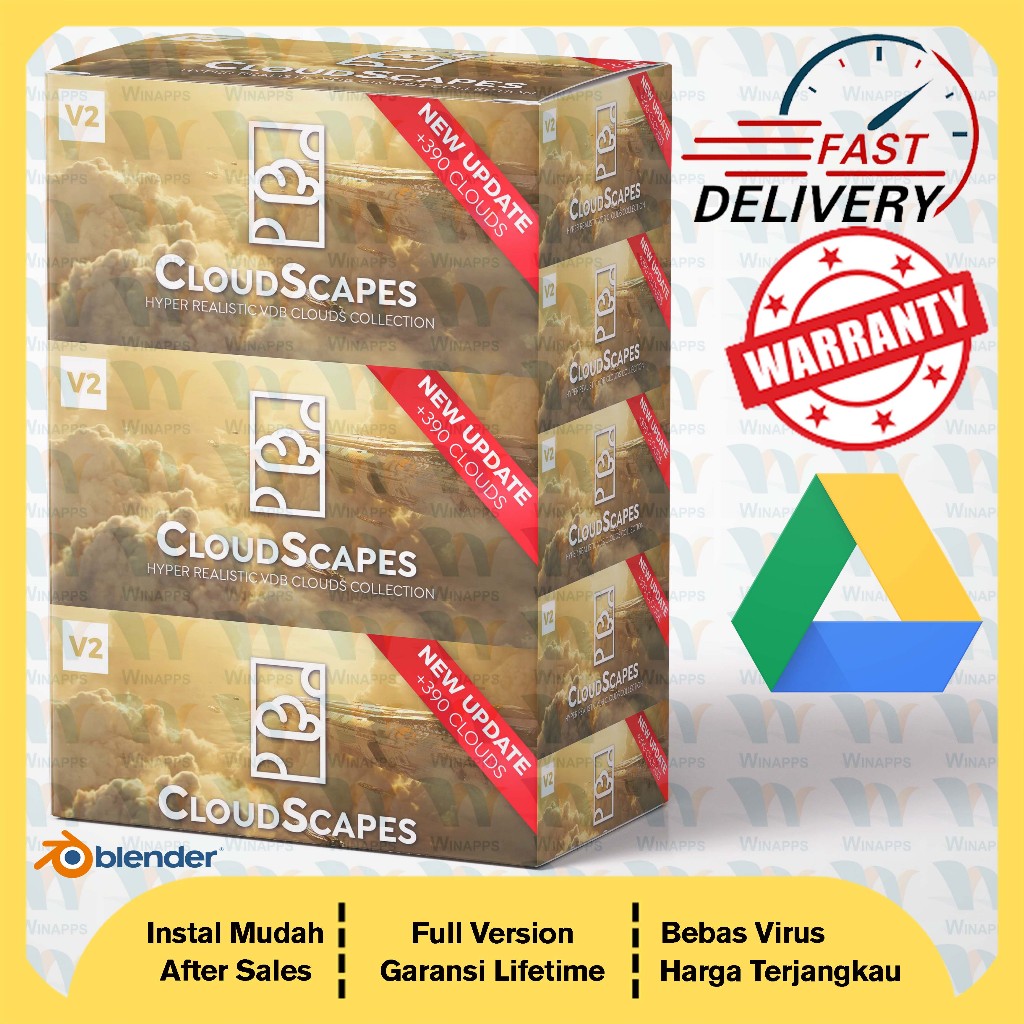 Jual Cloudscapes V2 Plugin for Blender 3D | Shopee Indonesia