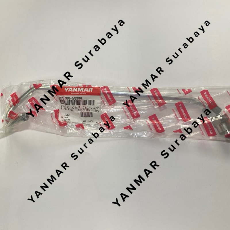 Jual Pipa Injector /Pipa solar Yanmar TF155/TF135 105700-59800 Original ...