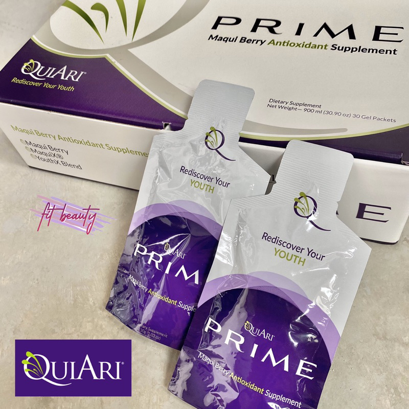 Jual Quiari Prime Gel 1 sachet Gel Anti Aging dan Antioksidan Maqui ...