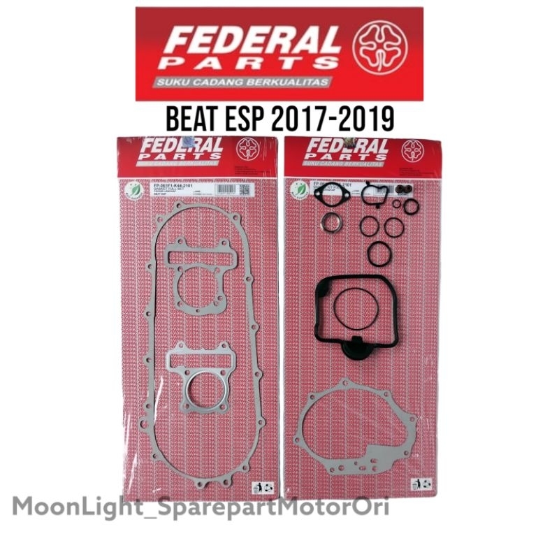 Jual PAKING FULL SET BEAT FI ESP 2017-2019 K44 GASKET CVT BAK BLOK MESIN KARET HEAD KOMPLITE ...