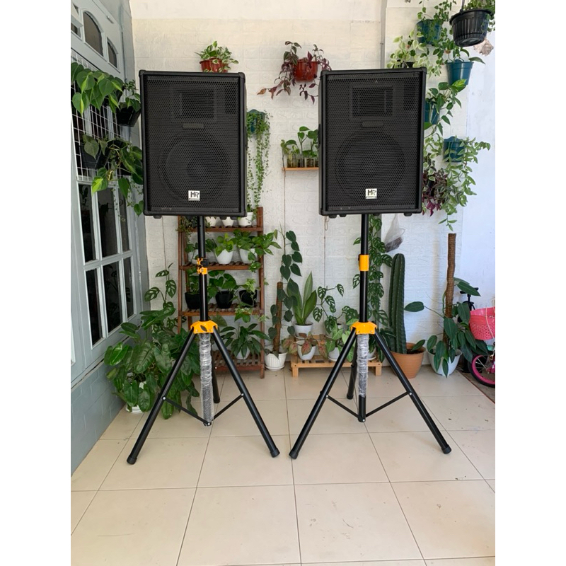 Jual speaker active aktif monitor tiang 12 inch HR audio | Shopee Indonesia