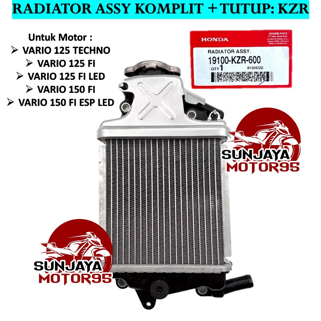 Jual RADIATOR ASSY VARIO 125 TECHNO CBS - VARIO 125 eSP FI - VARIO 150 ...