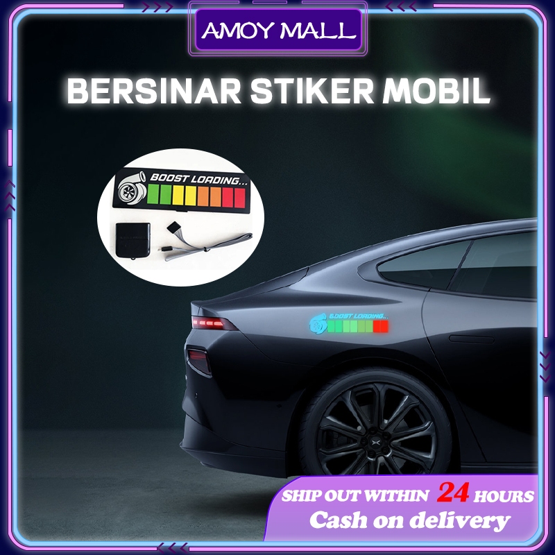 Jual Stiker Mobil Car El Sticker Led Elektrik JDM Kaca Depan Led Wanted ...