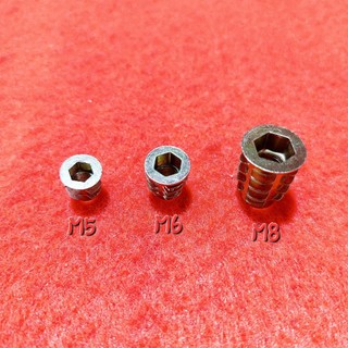 Jual Mur Nanas - Mur Kayu M5 M6 M8 - OD Besi Tanam - Thread Nut ...