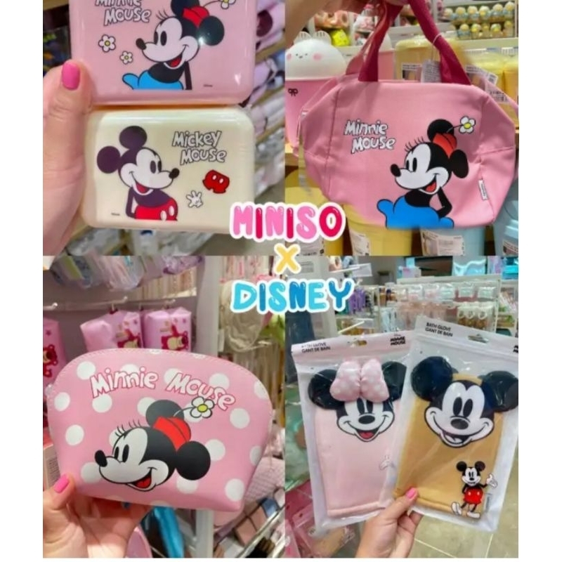 Jual Miniso Classic Disney Mickey Mouse / Minnie mouse Collection Half ...