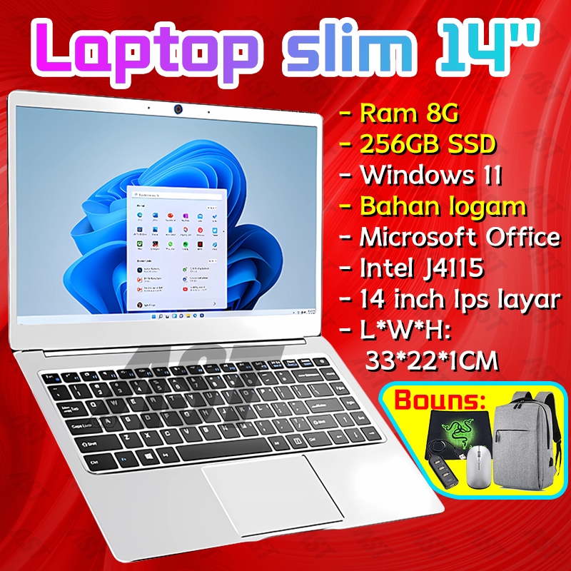 Jual [Diskon 30%.]AST Laptop baru 14'' Intel J4115 8G+256GB SSD ...