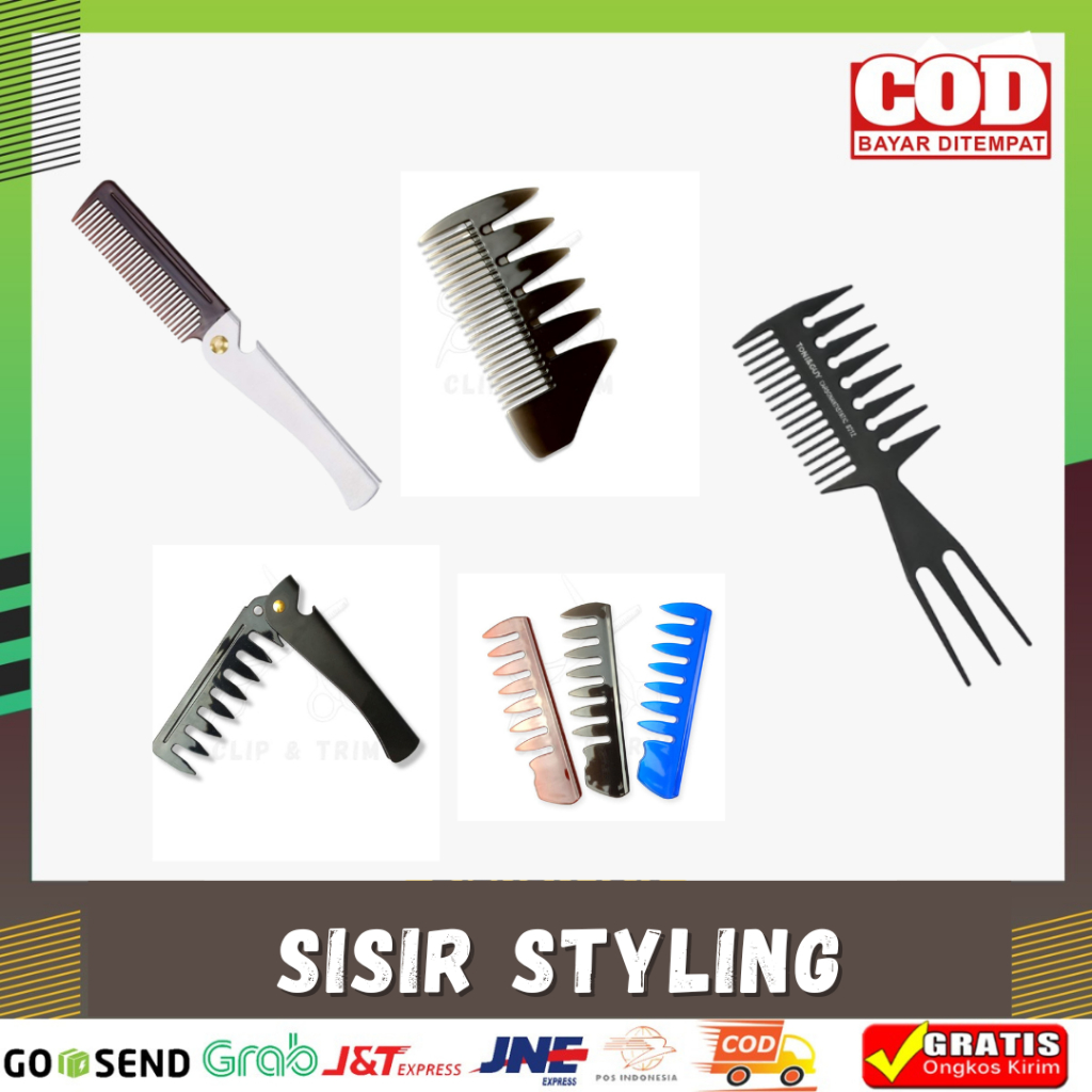 Jual SISIR TEKSTUR RAMBUT BARBER TEXTURE COMB | Shopee Indonesia