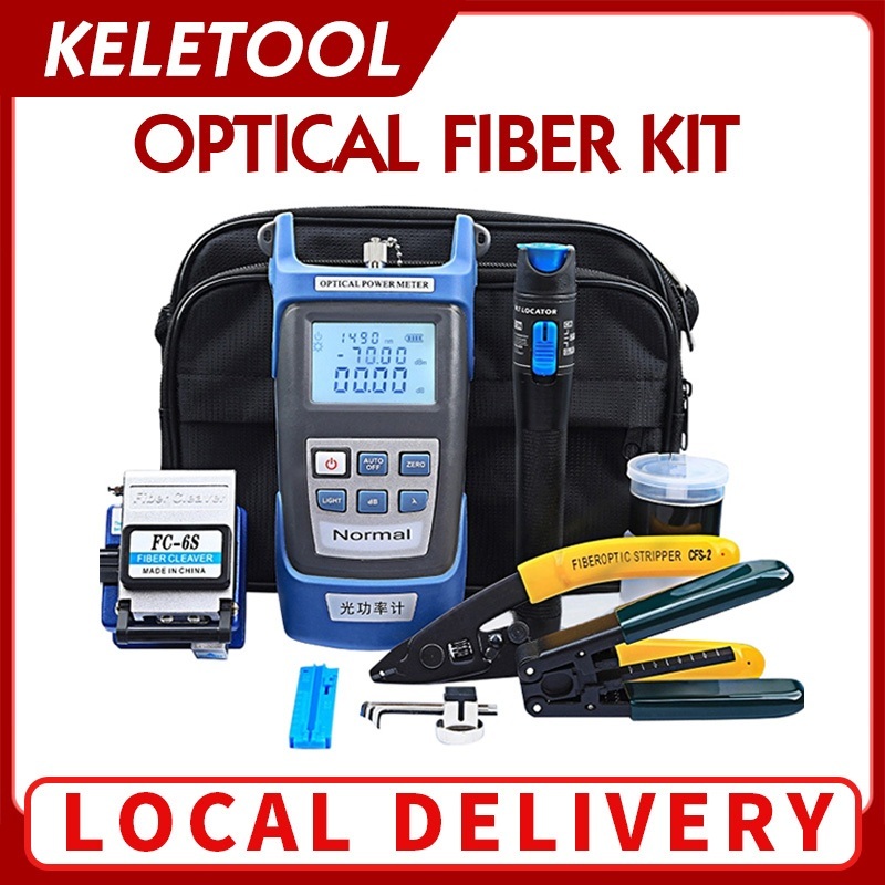 Jual alat fiber optik set lengkap optical fiber kit Alat Serat optical ...