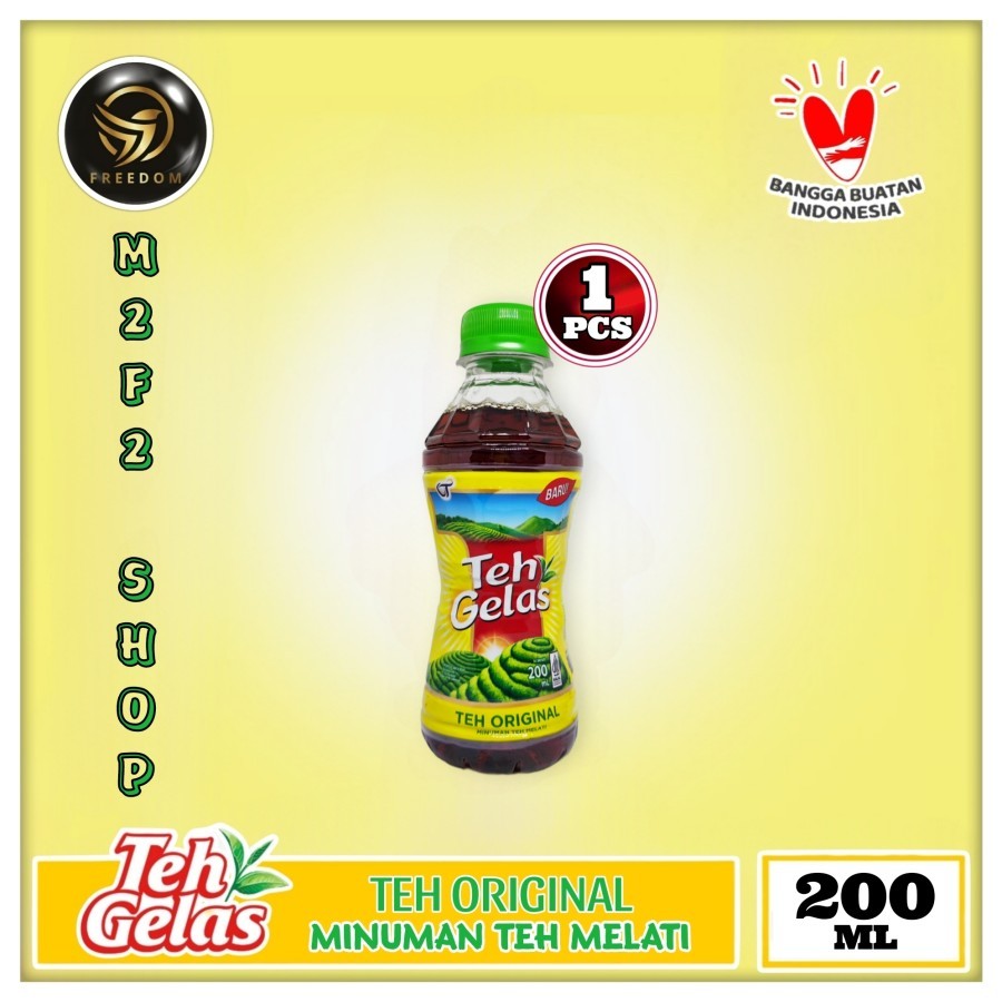 Jual Teh Gelas Original Tea Botol Plastik Pet - 200 ml (Kemasan Satuan ...