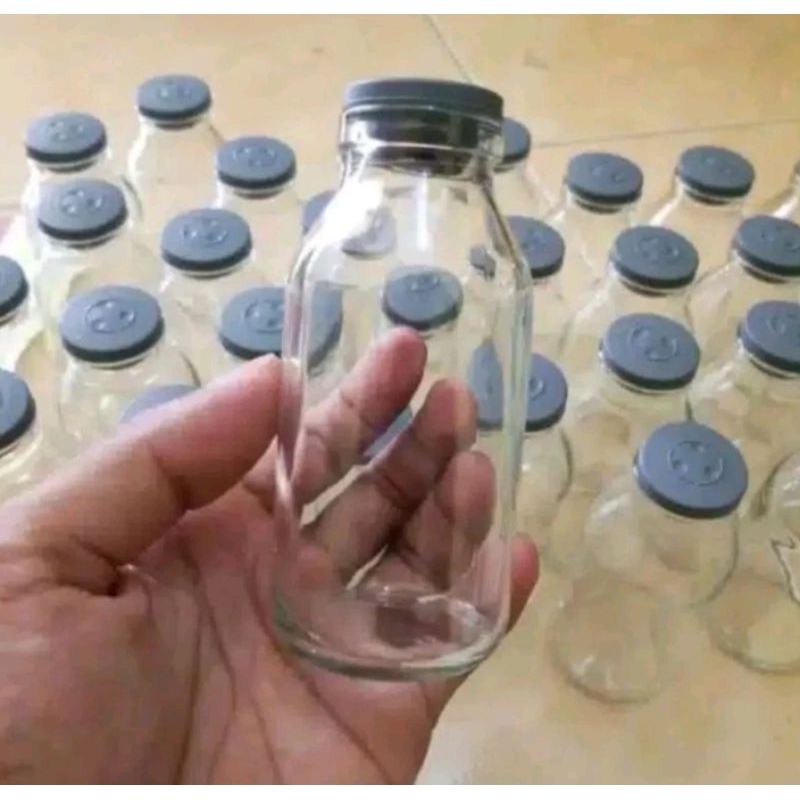 Jual BOTOL KACA 100 ML FREE PACKING KARDUS | Shopee Indonesia