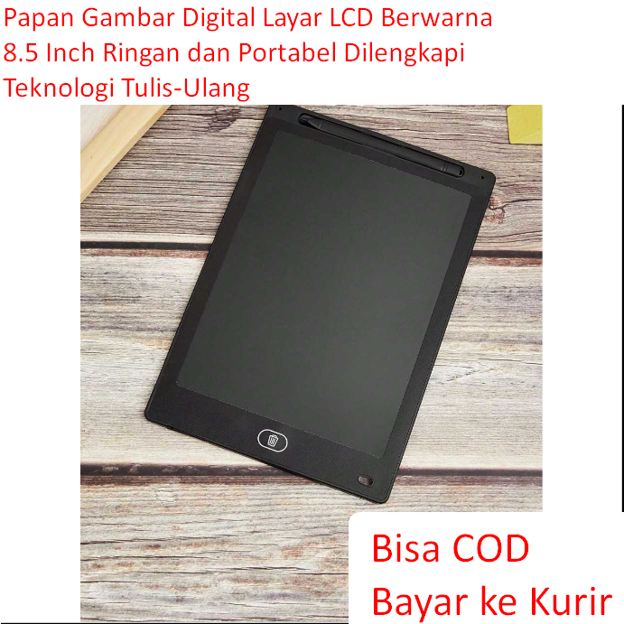 Jual Papan Gambar Digital Layar LCD Berwarna 8.5 Inch Ringan dan ...