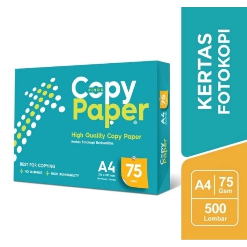 Jual Kertas HVS A4 - 75 gram (500 lbr) | Shopee Indonesia